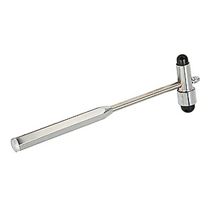 Neurological Massage Hammer, Silicone Neurological Diagnostic Hammer Skin Friendly Zinc Alloy T Shaped for Health Examination