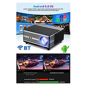 Full HD 1080P Projector TD98 WiFi LED 2K 4K Video Movie Smart TD98W Android Projector PK DLP Home Theater Cinema Beamer