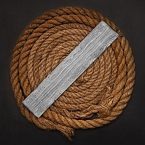 Handmade billet damascus steel billet Custom Hand Forged Damascus Steel Straight Line Billet for Knife Making