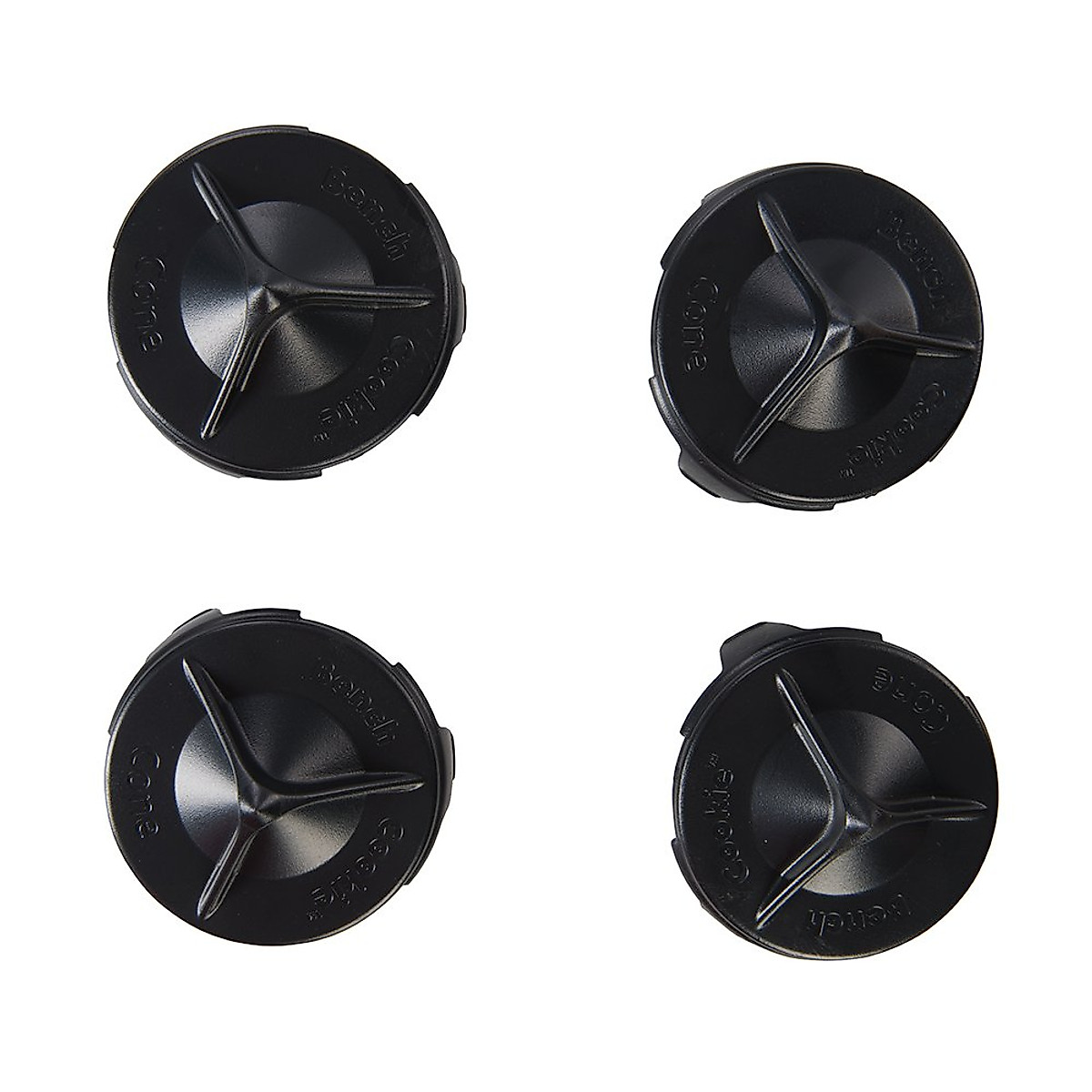 Silverline Tools 695451 Bench Cookie Cones 4pk, Black