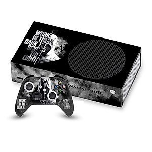 Head Case Designs Officially Licensed Assassin's Creed Half Legacy Typography Vinyl Sticker Gaming Skin Case Cover Compatible with Xbox Series S Console and Controller Bundle