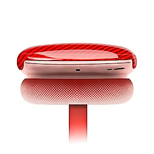Carbon Fiber Case for AirPods Max and AirPods Pro Glossy Red