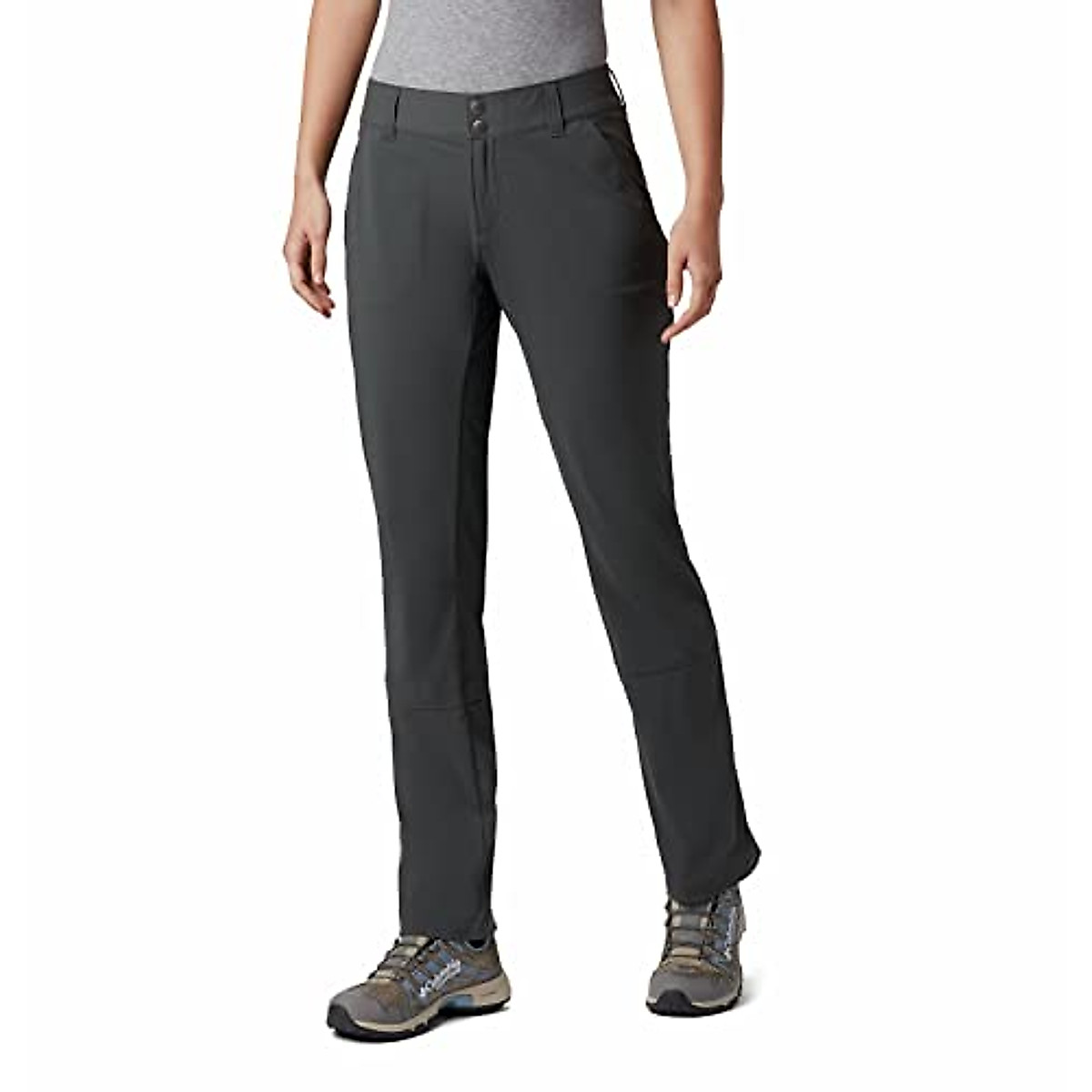 Columbia Women's Standard Saturday Trail Stretch Pant, Grill, 14 Grey