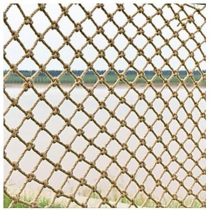 RZM Rope Net Wall Decor, Playground Climbing Net Kids Safety Net Treehouse Fence Net Birds Protective Net Children Swing Heavy Duty Hemp Cargo Cover Hammock Nets Child Safety Netting for Balcony