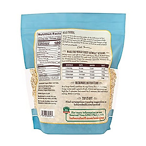 Bob's Red Mill Organic Extra Thick Rolled Oats, 32 ounce (Pack of 3)