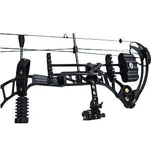 Southland Archery Supply Hunting Crossbow Light Weight Steel Body 4-Arrow Quick Release Quiver - Black