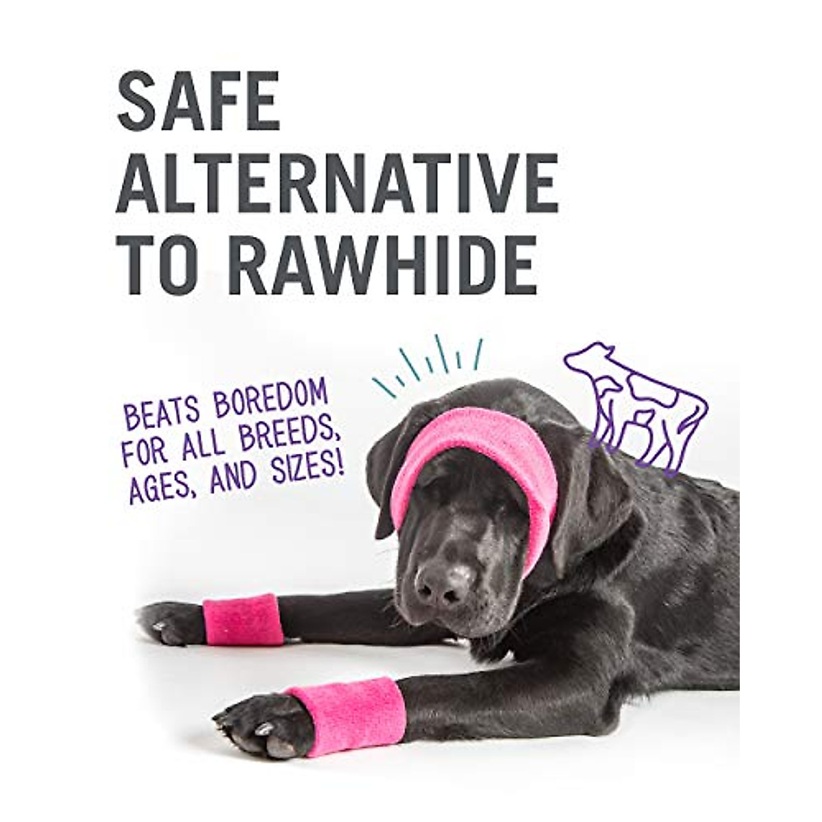 I and love and you Free Ranger No Stink! Natural Grain Free Bully Stix - Low Odor, 100% Beef Pizzle, 6-Inch, Pack of 5