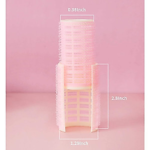 Hair Roller Curlers Bangs Self-Adhesive Hair Curling Styling Women DIY Makeup Tools 2Pcs Purple