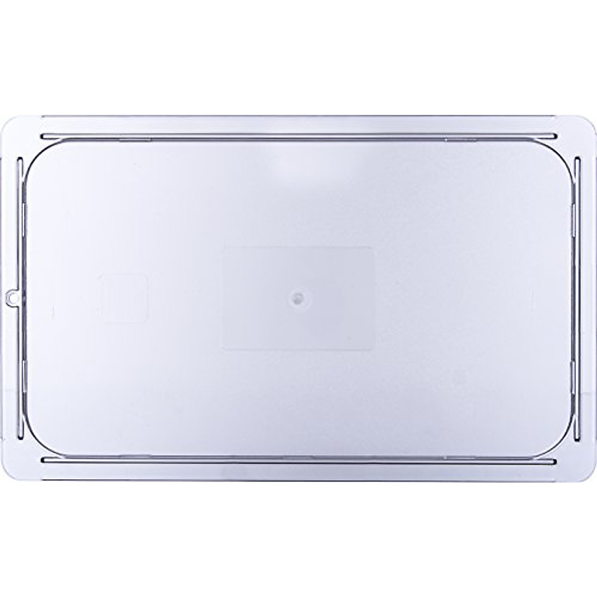 Carlisle FoodService Products 10216U07 StorPlus Full Size Polycarbonate Universal Flat Surface Food Pan Lid, Clear