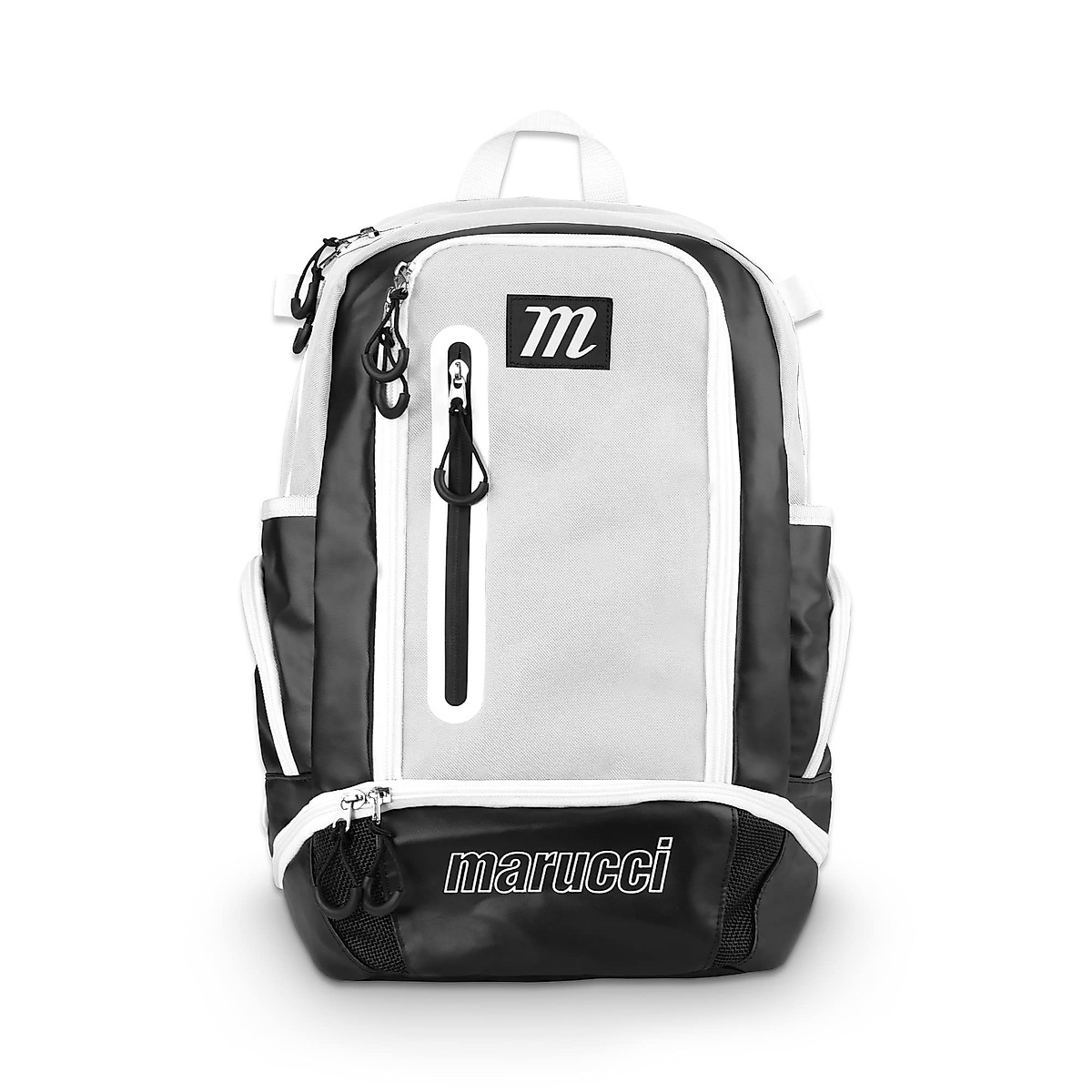 MARUCCI Cavalry Baseball BAT Pack, White/Black, 11.5" W x 7.5" D x 17" H