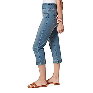 Gloria Vanderbilt Women's Amanda Pull on Capri, BANABA, 8 Petite