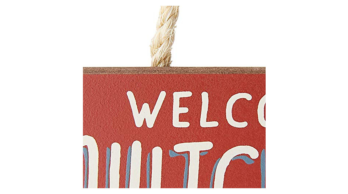 Welcome to Camp Quitcherbitchin Wooden Sign - Funny Camper Decor