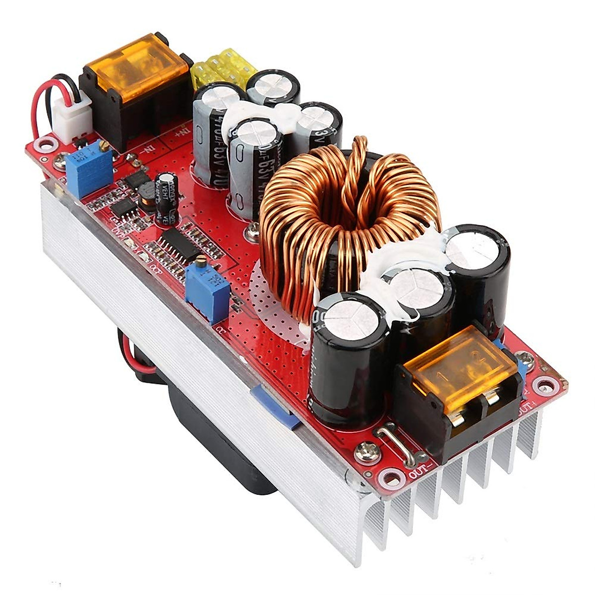 Boost Module, DC-DC 10-60V to 12-97V 1500W 30A Voltage Step Up Converter Boost Constant Voltage Constant Current Power Supply Module