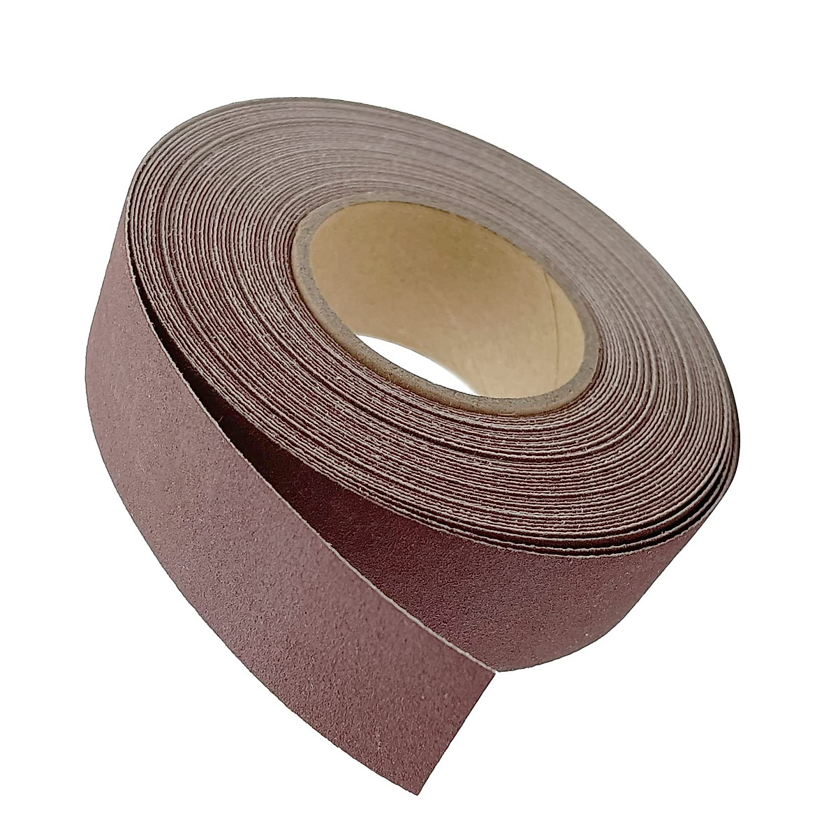 320 Grit Continuous Sandpaper Roll 1" x 26 Feet Emery Cloth Aluminium Oxide Abrasive Sandpaper Roll Drum Sander Sandpaper Rolls for Wood Furniture Finishing Metal Sanding Automotive Polishing