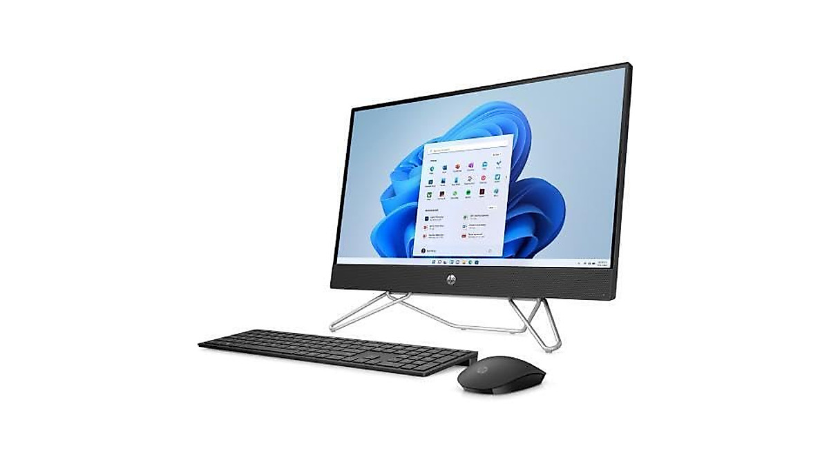 HP Essential 24 All-in-One Desktop with FHD Touchscreen & Wi-Fi 6