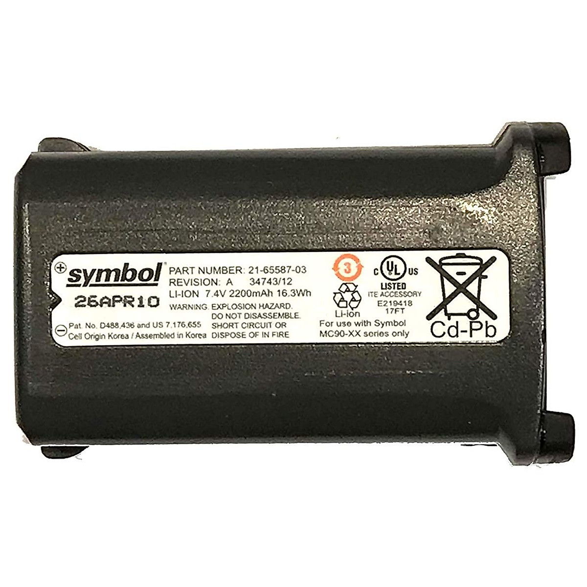 Symbol MC9090 Battery 2600mAh 7.4v MC9060 MC9090-G MC9190 MC92N0 Barcode Scanner