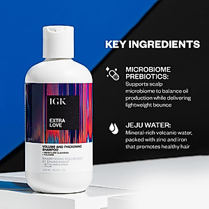 IGK Extra Love Volume and Thickening Shampoo 236 ml / 8 oz