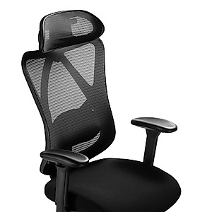 Progressive Desk Ergonomic Office mesh Chair with Cushion seat and armrest. Fully Adjustable and Reclining - Apex Glyder