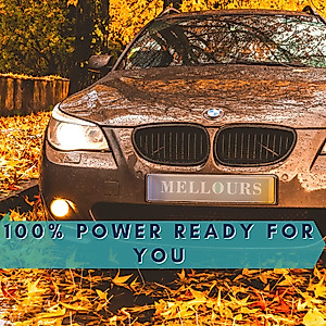 Mellours 10W, Solar Battery Charger 12 Volt, Keep Battery Healthy & Ready 100%, 9 FT Extension Cable, Solar Trickle Charger, Solar Car Battery Charger, Boat Battery Charger, Solar Battery Tender