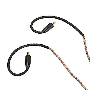 DAUERHAFT Earphone Replacement Upgrade Cable, Replacement Headphone Cable A2DC Interface Oxygen Free Copper Clear Prevent Stethoscope Effect for LS300 for CKR90