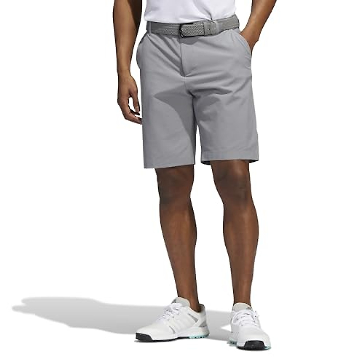 adidas Men's Ultimate365 10.5 Inch Core Golf Shorts, Grey Three, 33