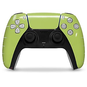 WraptorSkinz Skin Wrap compatible with Sony PS5 DualSense Controller Solids Collection Sage Green (CONTROLLER NOT INCLUDED)