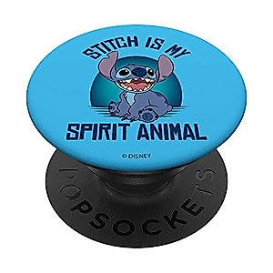 Disney Lilo & Stitch Stitch Is My Spirit Animal PopSockets PopGrip: Swappable Grip for Phones & Tablets