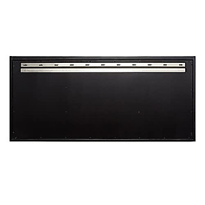 Signature Hardware 953673-48-RUMB-8 DITA 48" Wall Mounted Single Basin Vanity Set with Wood Cabinet, Quartz Vanity Top, and Undermount Sink