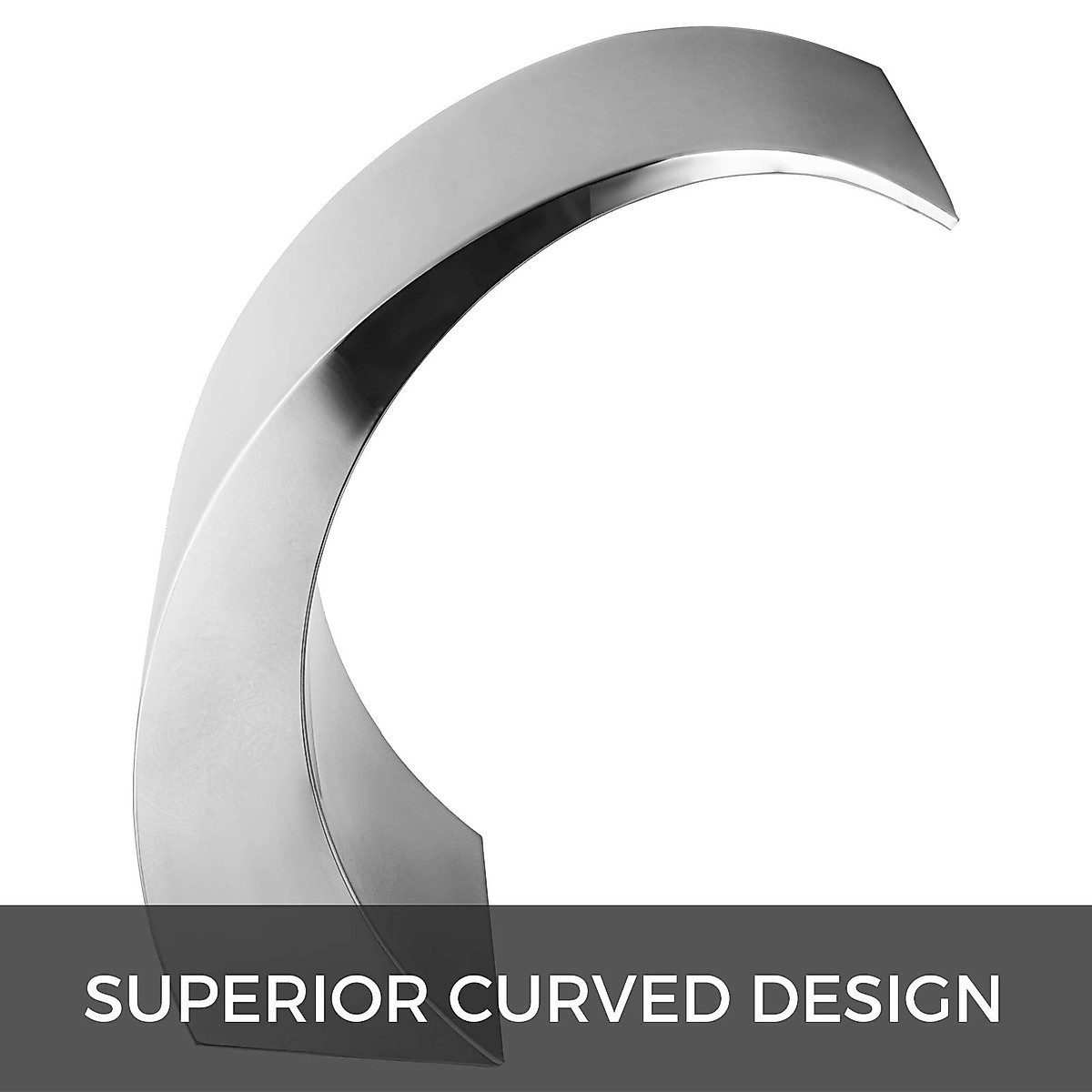 Happybuy Stainless Steel Pool Fountain 17.7 x 11.8 x 23.6 inches Pool Fountain Silver Pool Fountains for In Ground Pools Garden Outdoor Waterfalls Sheer Descent Pond Water Feature