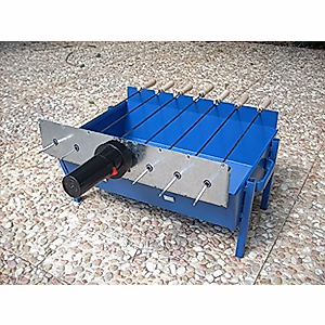 Food From Cyprus Greek Cypriot Small Charcoal Barbecue Grill Rotisserie (Foukou)