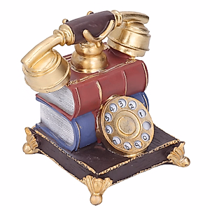 Naroote Vintage Phone Model, Simulated Telephone Model Decoration Safe for Store Window