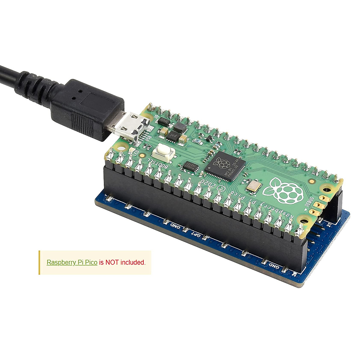 RGB Full-Color LED Matrix Module for Raspberry Pi Pico, 16×10 Grid,with Embedded Controller IC and LED Chip,Programmed and Controlled by Pico,High Standard and Colorful Dot Matrix Visual Effects