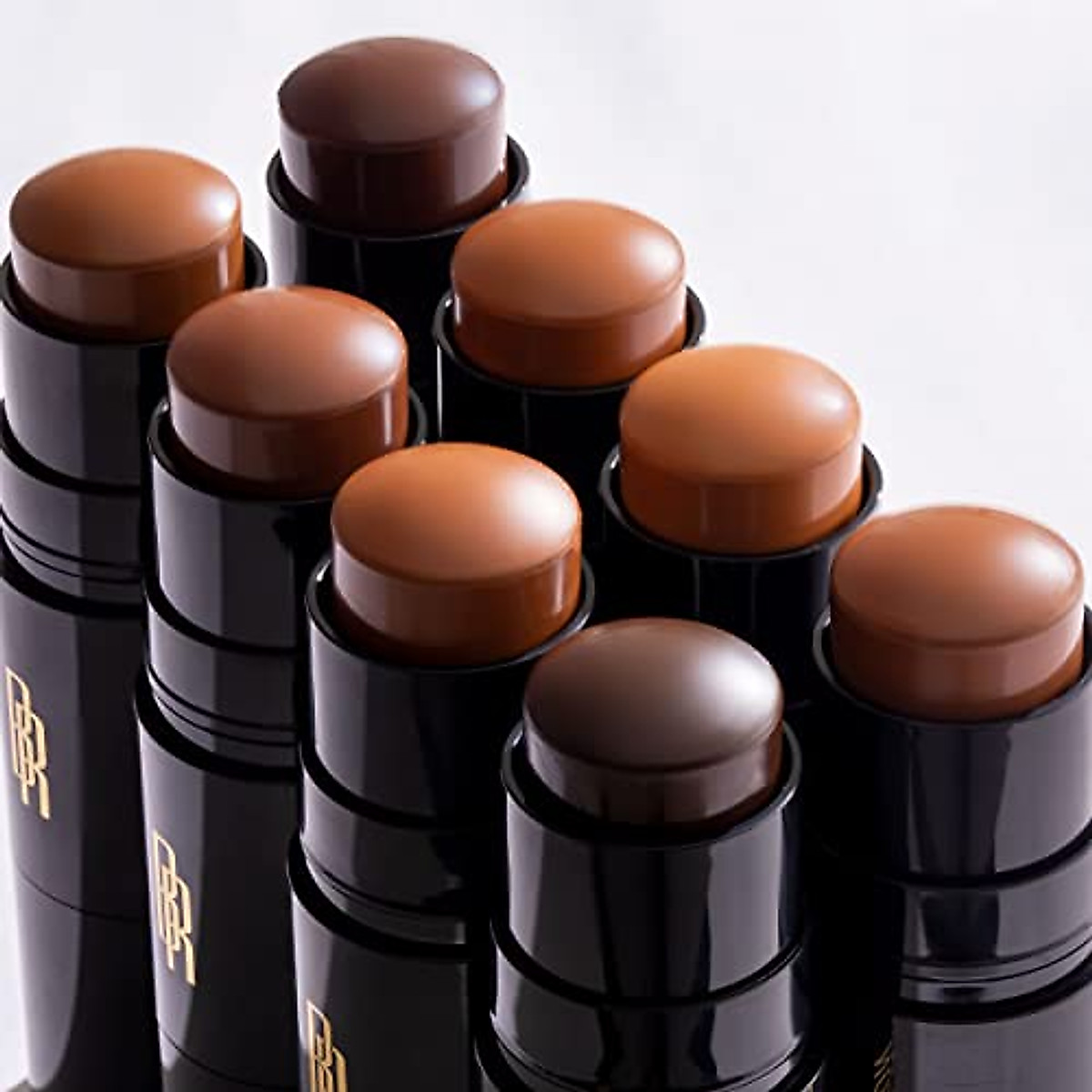 Black Radiance Color Perfect Foundation Stick with Soft Brush Applicator Duo – Buildable, Blendable Versatile Pigment-Rich Formula - Cocoa Bean