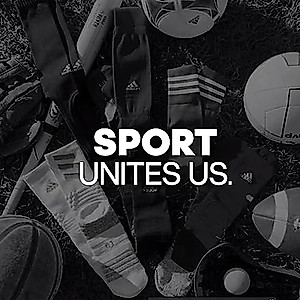 adidas 5-Star Team Cushioned Crew Socks (1-Pair), White/Black, Medium