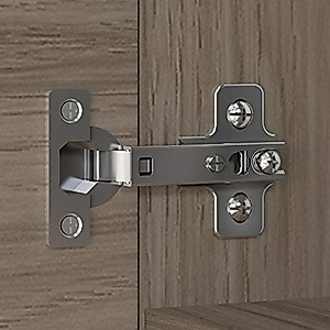 Bush Business Furniture Office 500 Storage Cabinet with Doors-Assembled, 36W, Modern Hickory