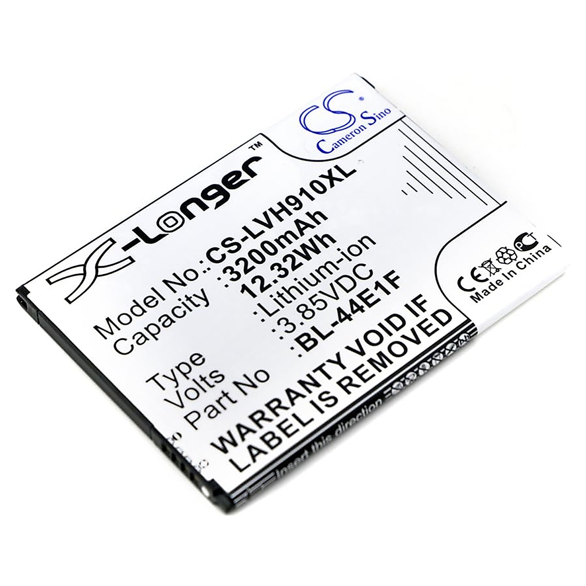 FYIOGXG 3200mAh Battery for F800, F800K, LS777 Boost, LS997, M430, MP450, MP450N, Stylo 3, Stylo 3 Plus, TP450, TP450N, US996, V20, VS995 PN: BL-44E1F, EAC63341101, PAC63320502