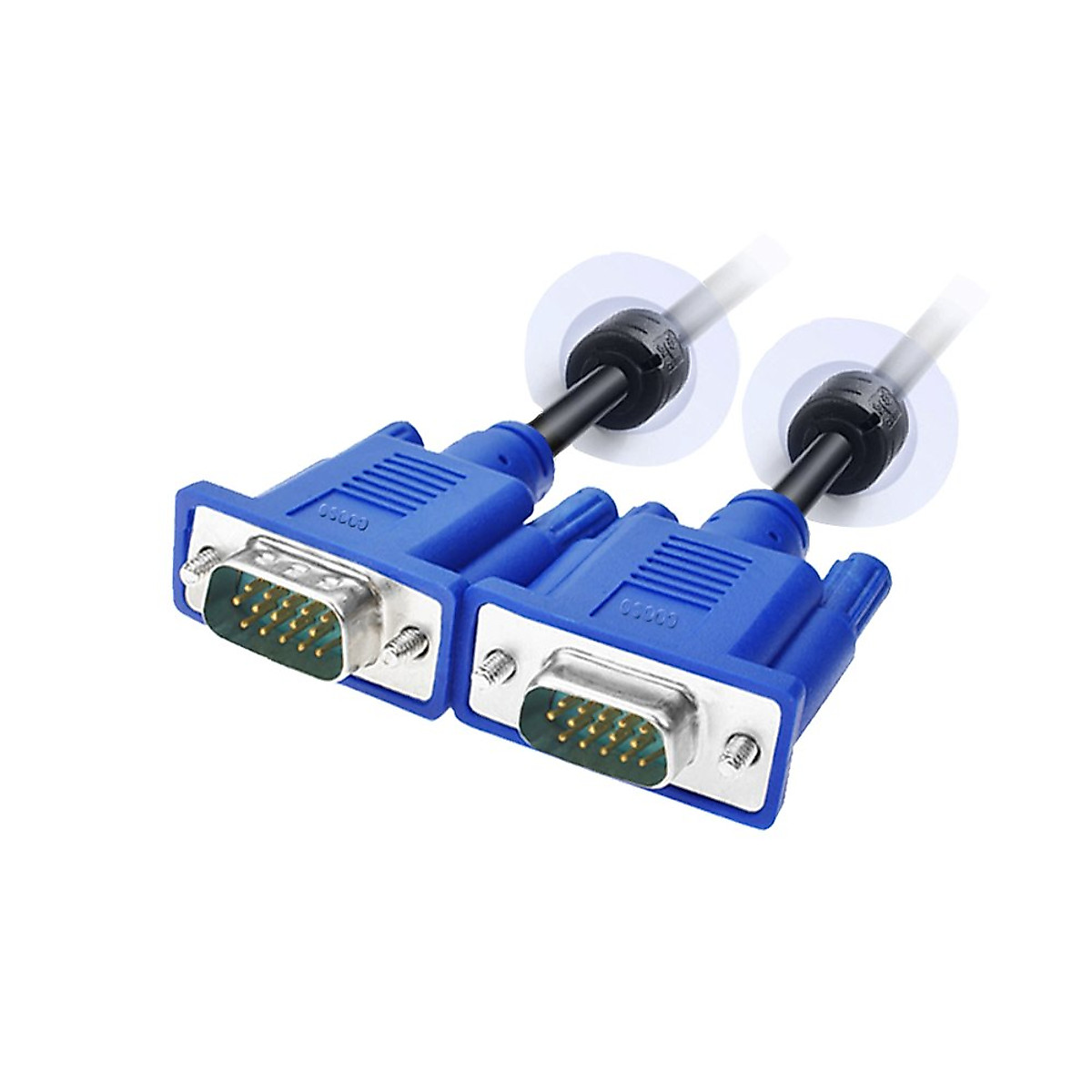 LFHUKEJI VGA, VGA-VGA Standard 15-Pin VGA Male to VGA Male Cable, 4.8Ft(3+5)