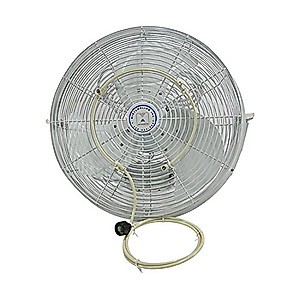 MISTCOOLING - Fan Mist Kit - Low Pressure Misting Ring - DIY Fan Mist Ring with Brass/Stainless Steel Nozzles (FMK12-4)