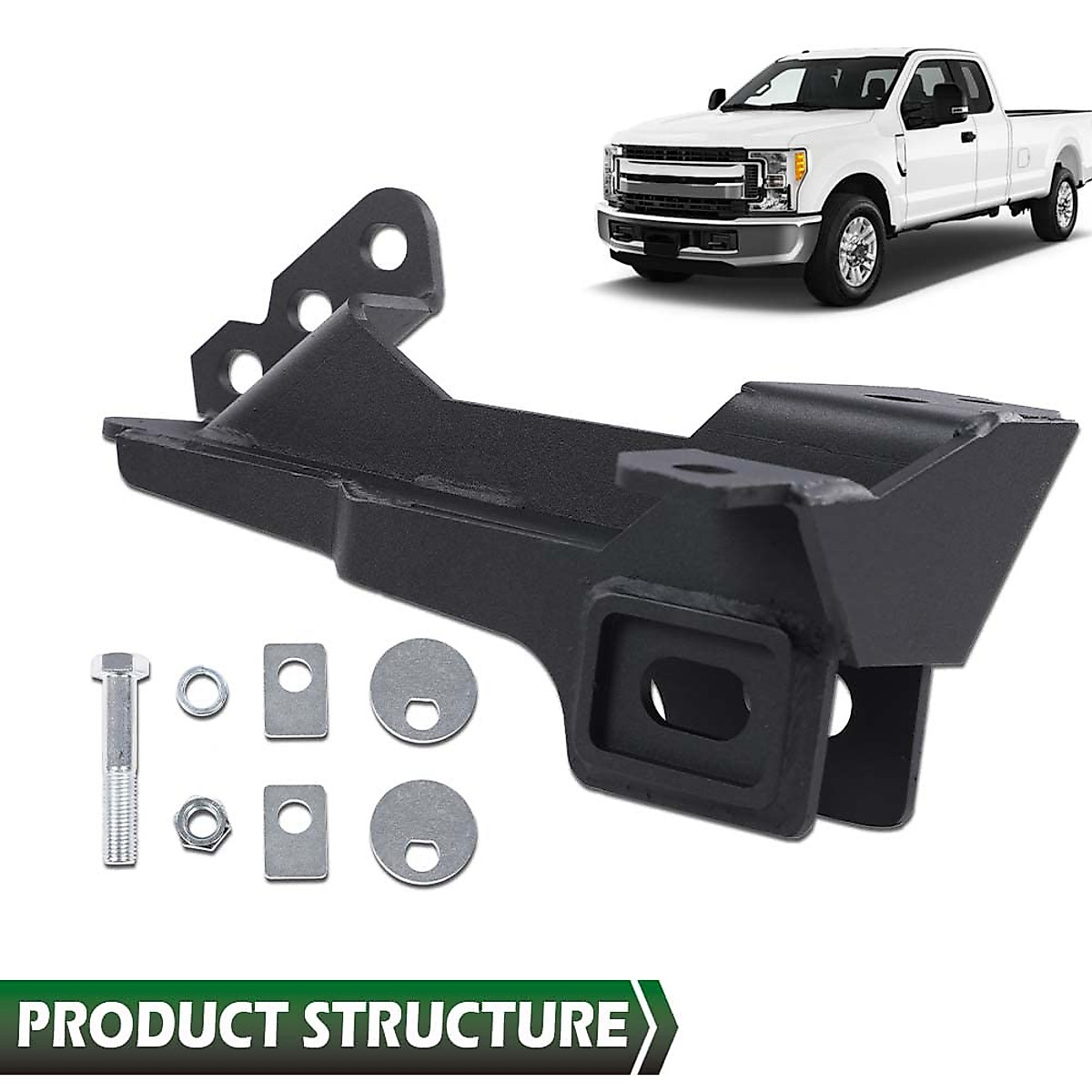 GRAND ORANGE Track Bar Drop Bracket Compatible with 2011 2012 2013 2014 2015 2016 2017 2018 2019 2020 Ford F250 F350 4WD&4WD Super Duty 2-3.5" Lift Kit w/screw