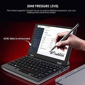 Acogedor Mini Laptop, 7.0 inch Touch Screen Mini Laptop Computer, High Speed CPU J4105 12GB RAM, for Windows 11Pro Pocket PC Computer (12G+512G), ACOGEDORTH1EUKQZP2-17