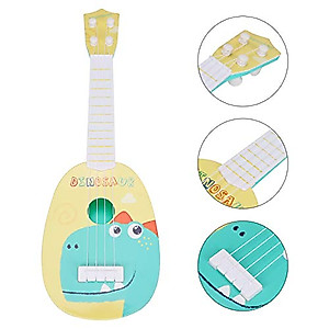 COHEALI Guitarra para Niños Kids Ukulele Toy 4 String Guitar Toy Small Musical Instrument Toy Early Educational Music Toy for Boys Girls Children Christmas Stocking Stuffers