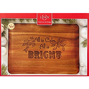 Lenox All Is Calm Wood Cheeseboard