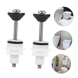 Uonlytech 10 Pcs Water Tank Fixing Screw Heavy Duty Hinges Stainless Steel Washers Metal Washers Toilet Accessories Toilet Tank Bolts Toilet Seats Fixed Screws Toilet Seats Bolts Water Tank