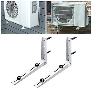 AC parts Wall Mounting Bracket for Mini Split Air Conditioner Condensing Unit，Heat Pump，1-5P, Support up to 350lbs, Universal (9000-36000 btu)