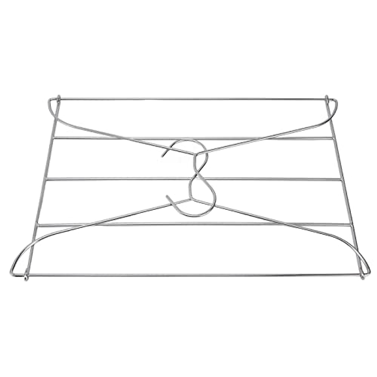 Magic Pants Hangers Stainless Steel Foldable Drying Rack,Hook Design at Both Ends,Space Saving Hangers Clothes Closet Storage Organizer for Pants Jeans Skirts Scarf Ties Towels