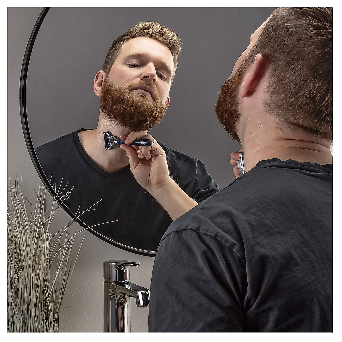 King C Gillette Shave & Edging Razor (Navy)