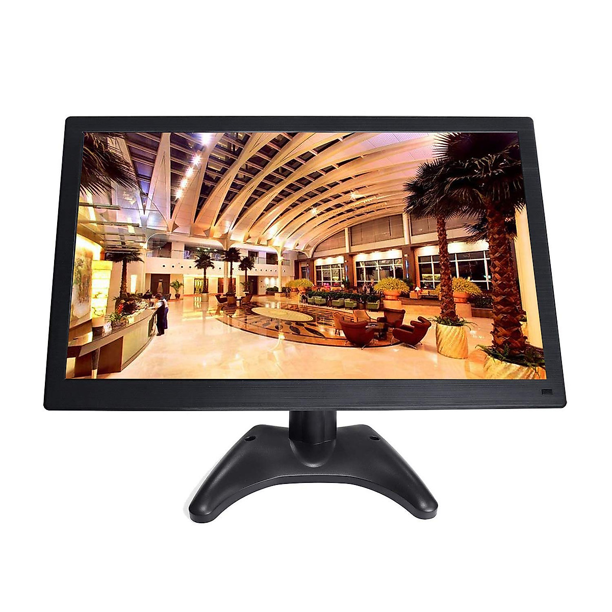 EVERSECU 13.3 inch HD 1920x1080 IPS LCD HDMI Monitor Screen Input Audio Video Display with BNC Cable for PC Computer Camera DVD Security CCTV DVR Home Office Surveillance