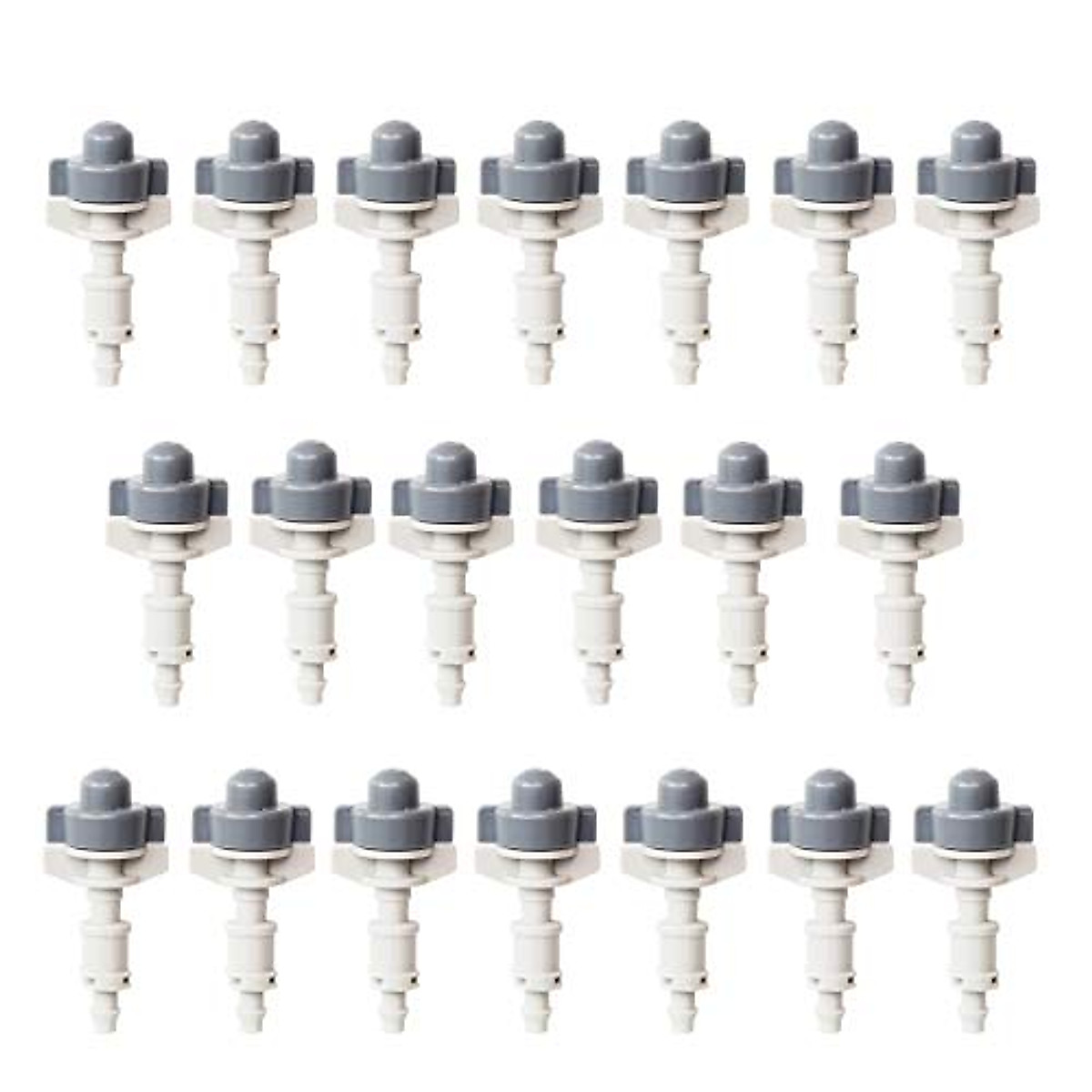 Drip Irrigation,Drip Irrigation Nozzle Micro Drip Irrigation Atomization Sprayer 50pcs Dripping Irrigation System Nozzle Connect 4/7mm Hose Used for Flower Bed Garden Irrigation Equipment