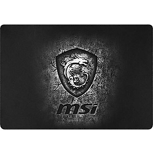 MSI Agility GD20 Premium Gaming Mouse Pad, Standard Medium Size,Ultra Smooth Micro-Tex Textile Surface,Anti-Slip Natural Rubber Base,Extra Thick,Perfect for Laser and Optical Mice,12.5” X 8.7” X 0.2”