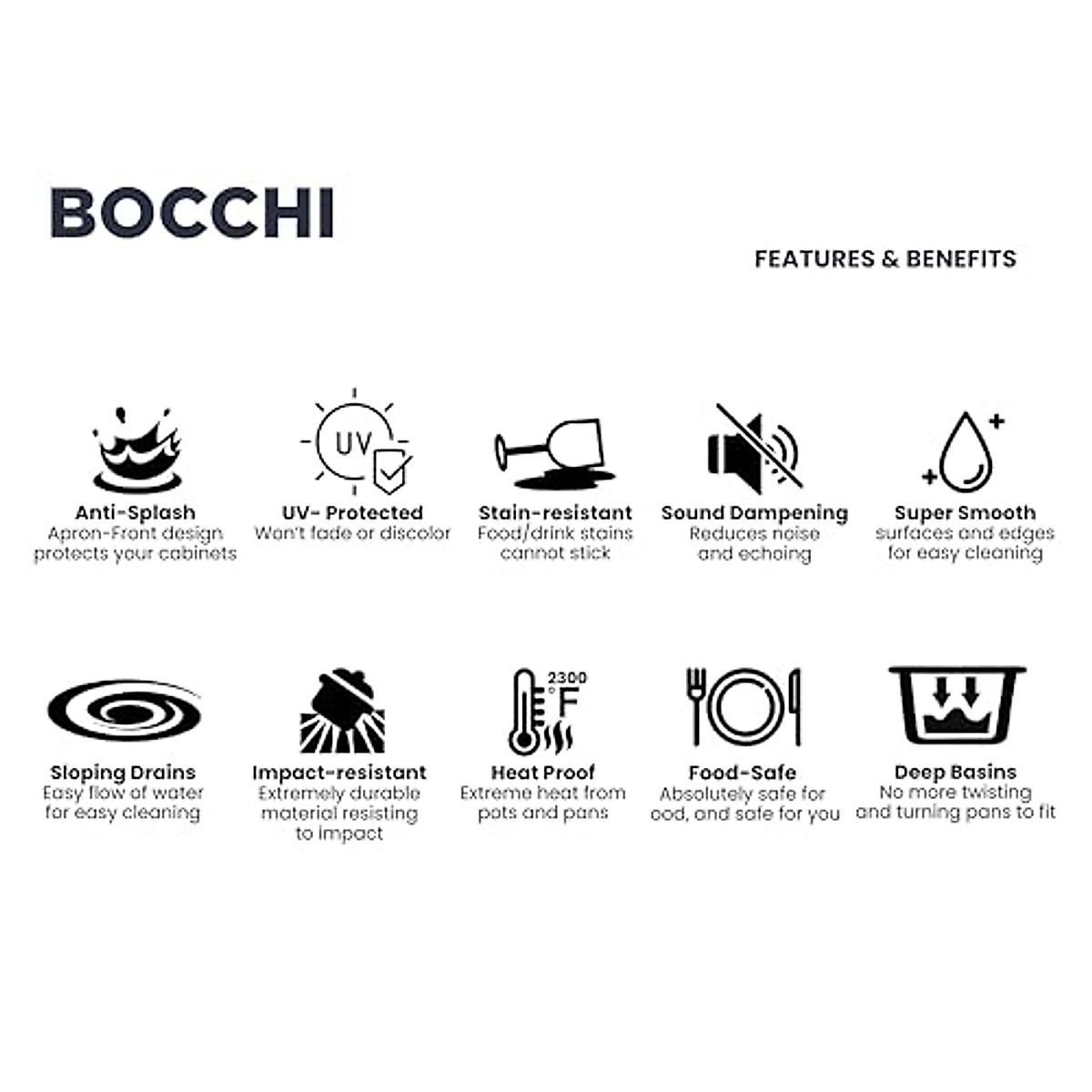 BOCCHI Classico Farmhouse Apron Front Fireclay 33 in. Double Bowl Kitchen Sink with Protective Bottom Grid and Strainer in White